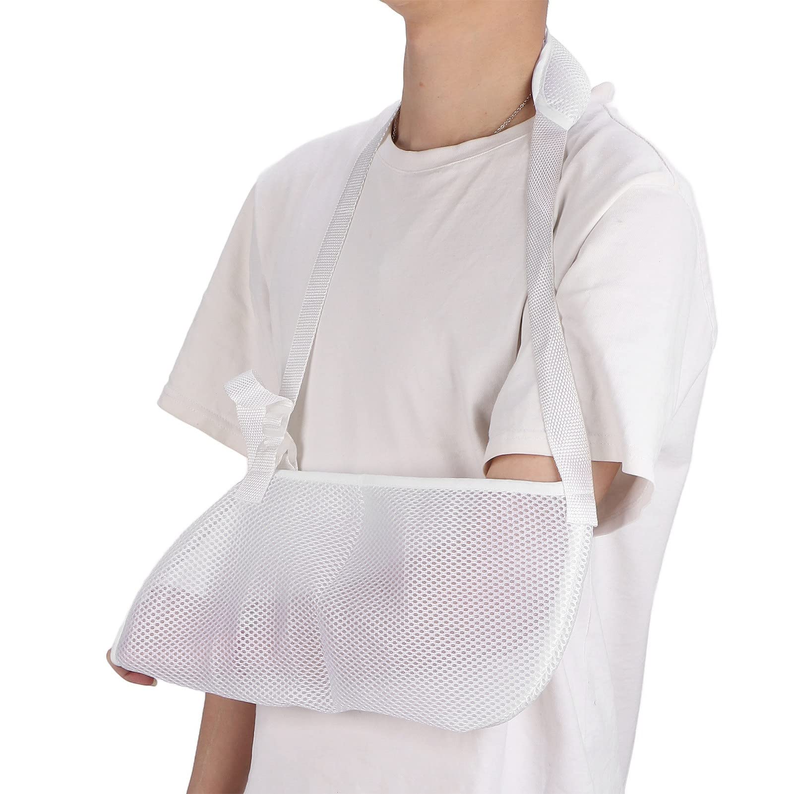 Shoulder Immobilizer, Rotator Cuff Brace Breathable Forearm Injury Arm Holder Shoulder Arm Brace Arm Forearm Fractures and Wrist Sprains