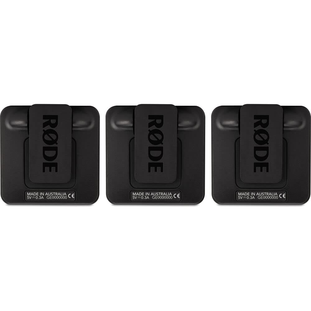 Rode Wireless GO II 2-Person Compact Digital Wireless Microphone System/Recorder Bundle with ZG-R30 Charging Case Wireless GO/Wireless GO II Microphone System