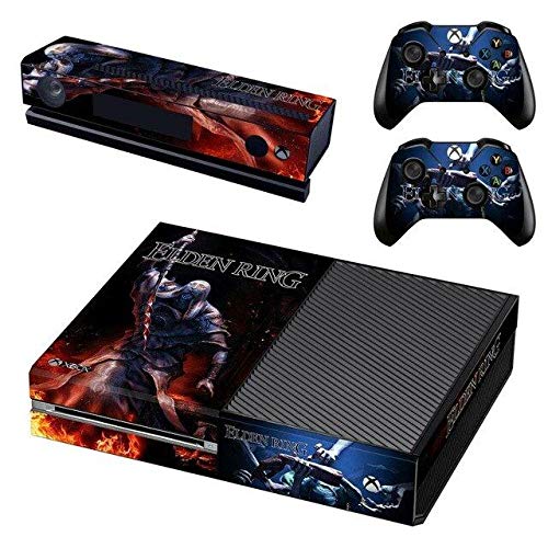 QUATLAMSHOP Xbox One Console and 2 Controllers Skin Set - Playing video game – Xbox One Vinyl (Only Xbox One)