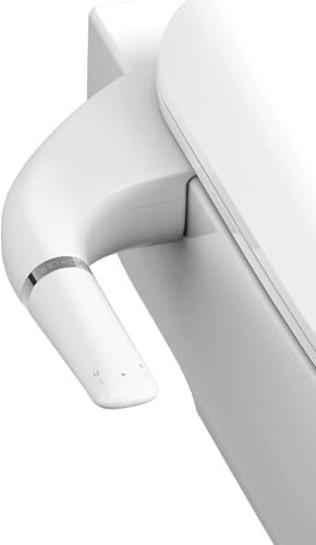 KOHLER 4636-RL-0 Cachet ReadyLatch Quiet Close Elongated Toilet Seat, White & Purewash Toilet Seat Attachment for Bidet functionality, 22860-0, White