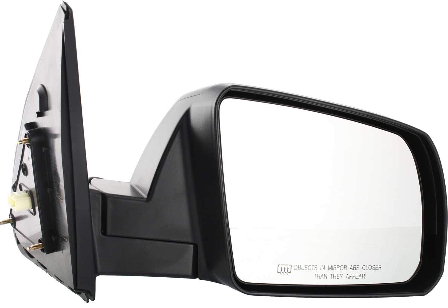 Kool Vue Left & Right Power Heated Door Mirrors Compatible With Toyota Tundra 2007-2013 Manual Fold Without Signal Light, Memory & Puddle Lamp Textured Standard Cab, With Cold Climate Specification
