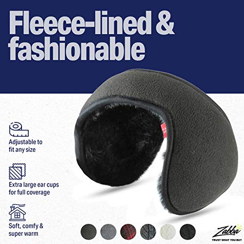 LUTHER PIKE SEATTLE Ear Muffs for Winter - Women & Men's Behind-the-Head Warmers