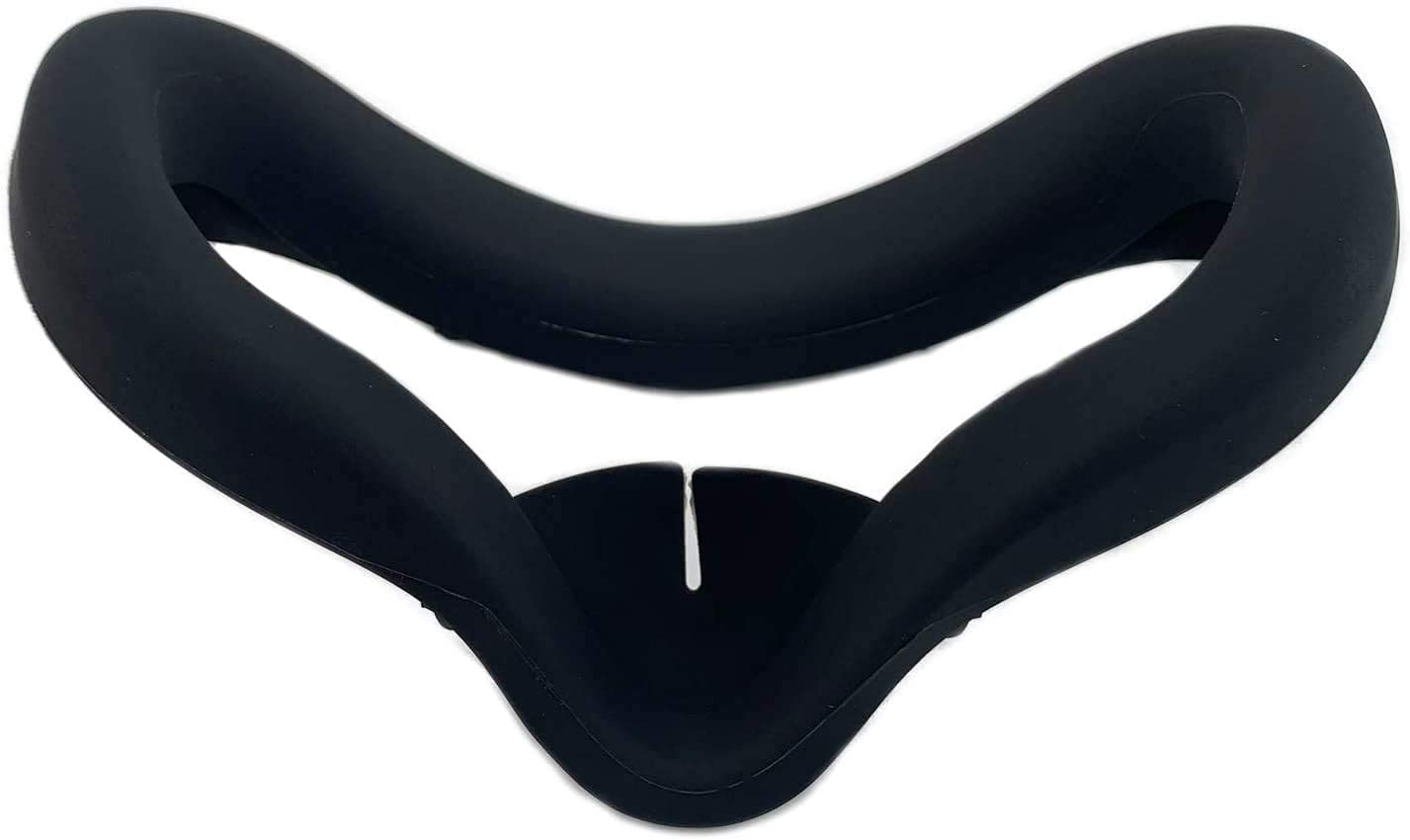 Silicone Eye Cove Face Cushion Face Cover Washable Anti-Leakage Light Blocking Face Cover VR Accessories(Black)