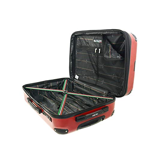 Mia Toro Italy Cadeo 24 Inch Spinner, Red, One Size