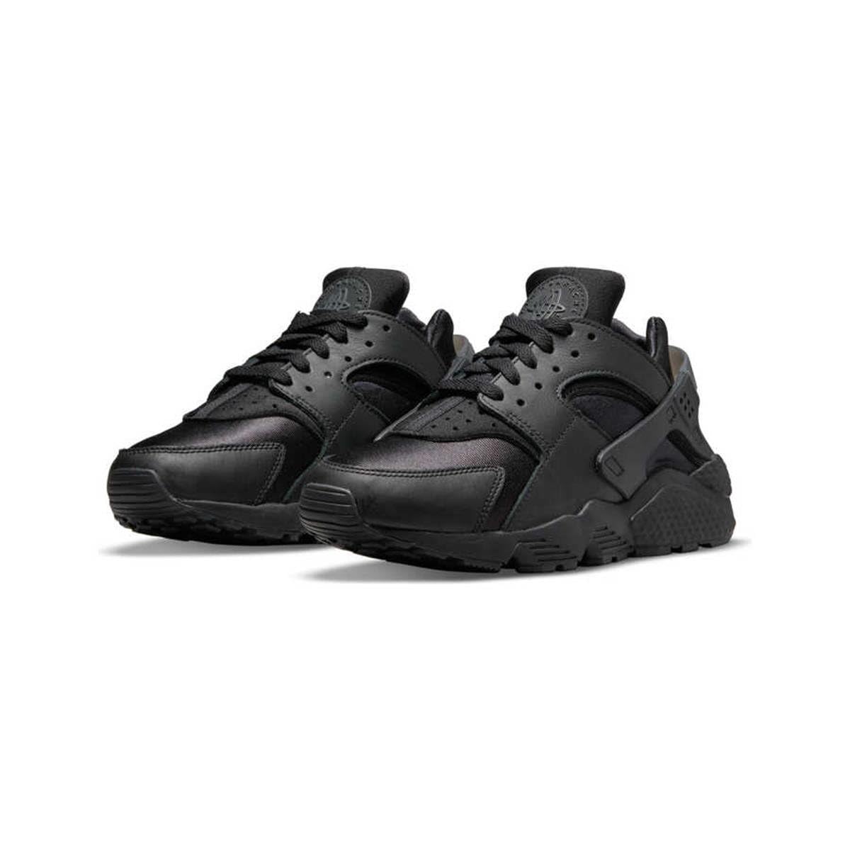 Nike Womens Air Huarache Fashion Sneakers (6.5) Black/Black