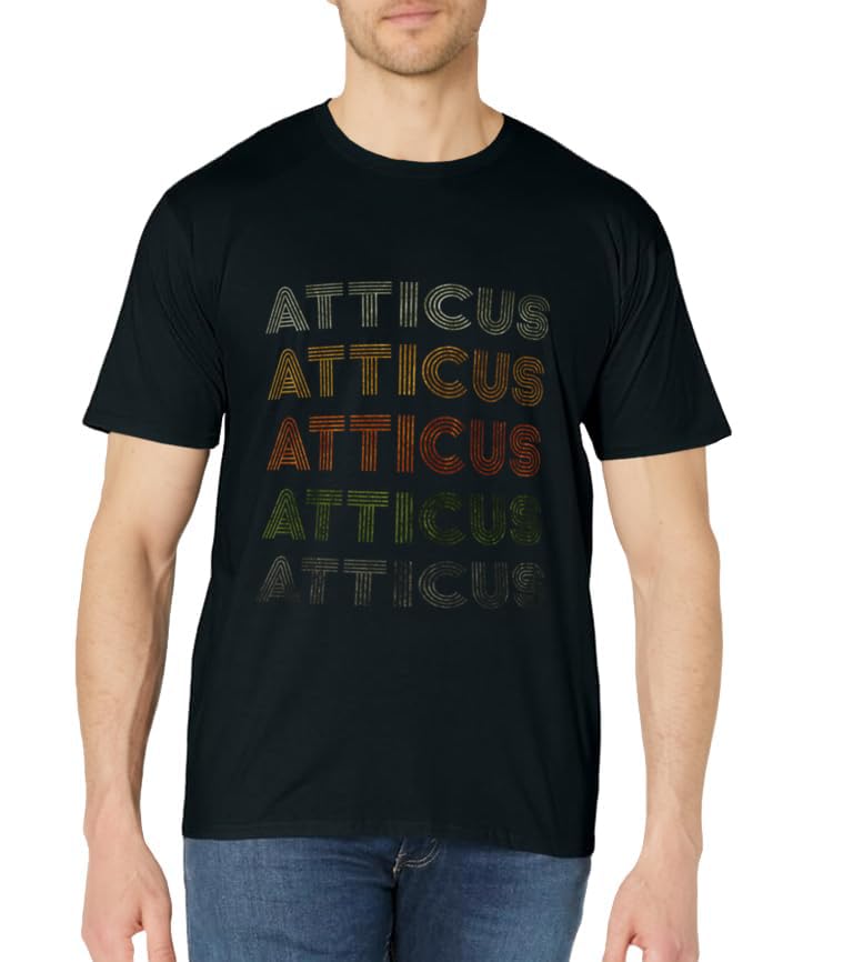 Love Heart Atticus Tee Grunge/Vintage Style Black Atticus T-Shirt