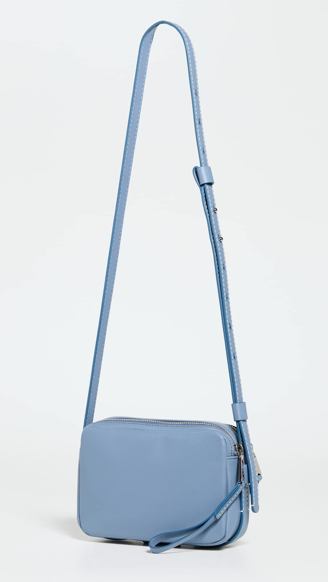 Proenza Schouler White Label Women's Watts Leather Camera Bag, Dove Grey, One Size