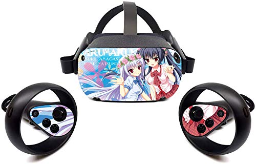 Oculus Quest Accessories Skins Cute Manga VR Headset and Controller Decal Sticker Protective ok anh yeu