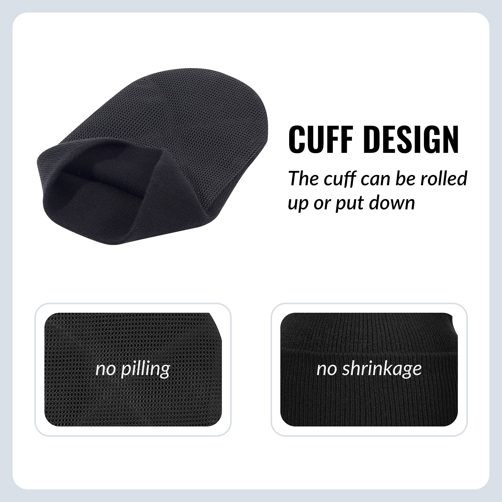Professional Bboy Cap Padded Head Spin Beanie Knitted Cotton Spin Hat
