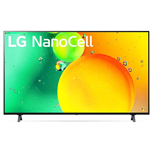 LG NANO75 Series 65-Inch Class Smart TV 65NANO75UQA - 2022 AI-Powered 4K, Alexa Built-In, Black