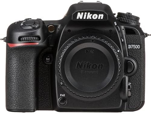 Nikon D7500 DSLR Camera Body+Shot-Gun Microphone+Photo Software Package+ Case+128 GIG Memory+Slave Flash+Tripod(13PC) Bundle