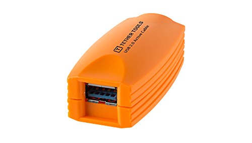 Tether Tools TetherPro USB 2.0 to USB Female Active Extension Cable Cable | for Fast Transfer Between Camera and Computer | High Visibility Orange | 16 Feet (5 m)