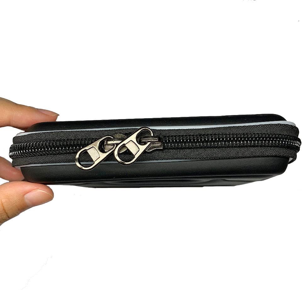 Rymfry Hard Case Travel Carrying Bag Protector Colorful Replacement for 3DS NDSi NDSL for Gameboy GBA GBC (Dark Blue)