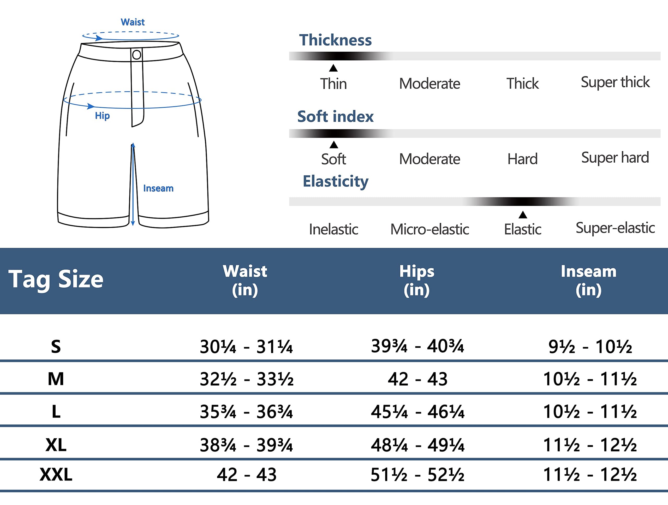 Little Donkey Andy Men's Stretch Quick Dry Cargo Shorts for Hiking, Camping, Travel Navy Size 3XL