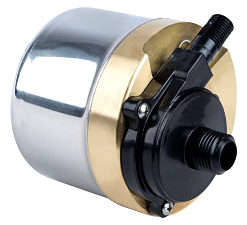 Little Giant S320T-20 320 GPH Stainless Steel and Bronze Fresh/Chlorinated/Brominated/Salt Water Pump with 20-Ft. Cord, Steel/Bronze, 517003