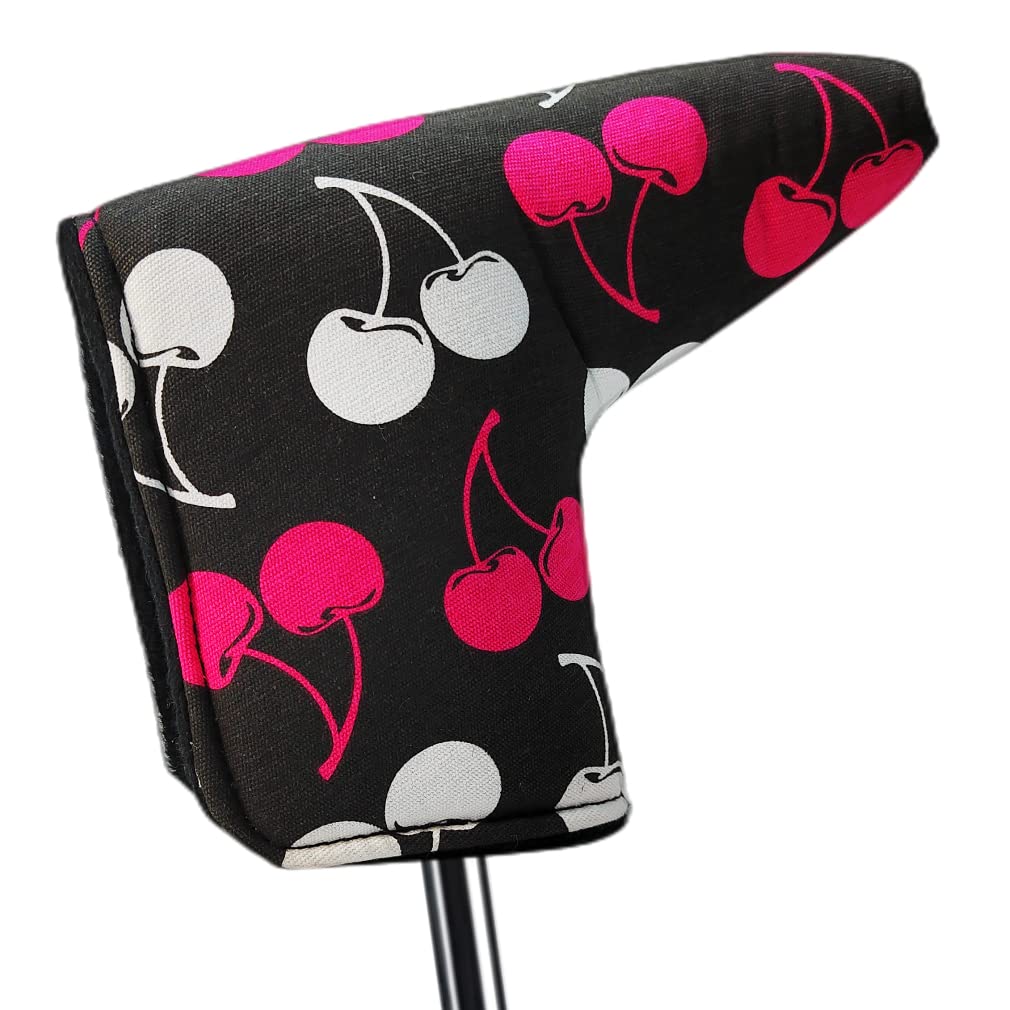 ROYMADE Golf Club Putter Head Covers 1pc Putter Cloth Head Covers for Putters Fit All Golf Clubs Headcover for All Brands (Black Putter cover)