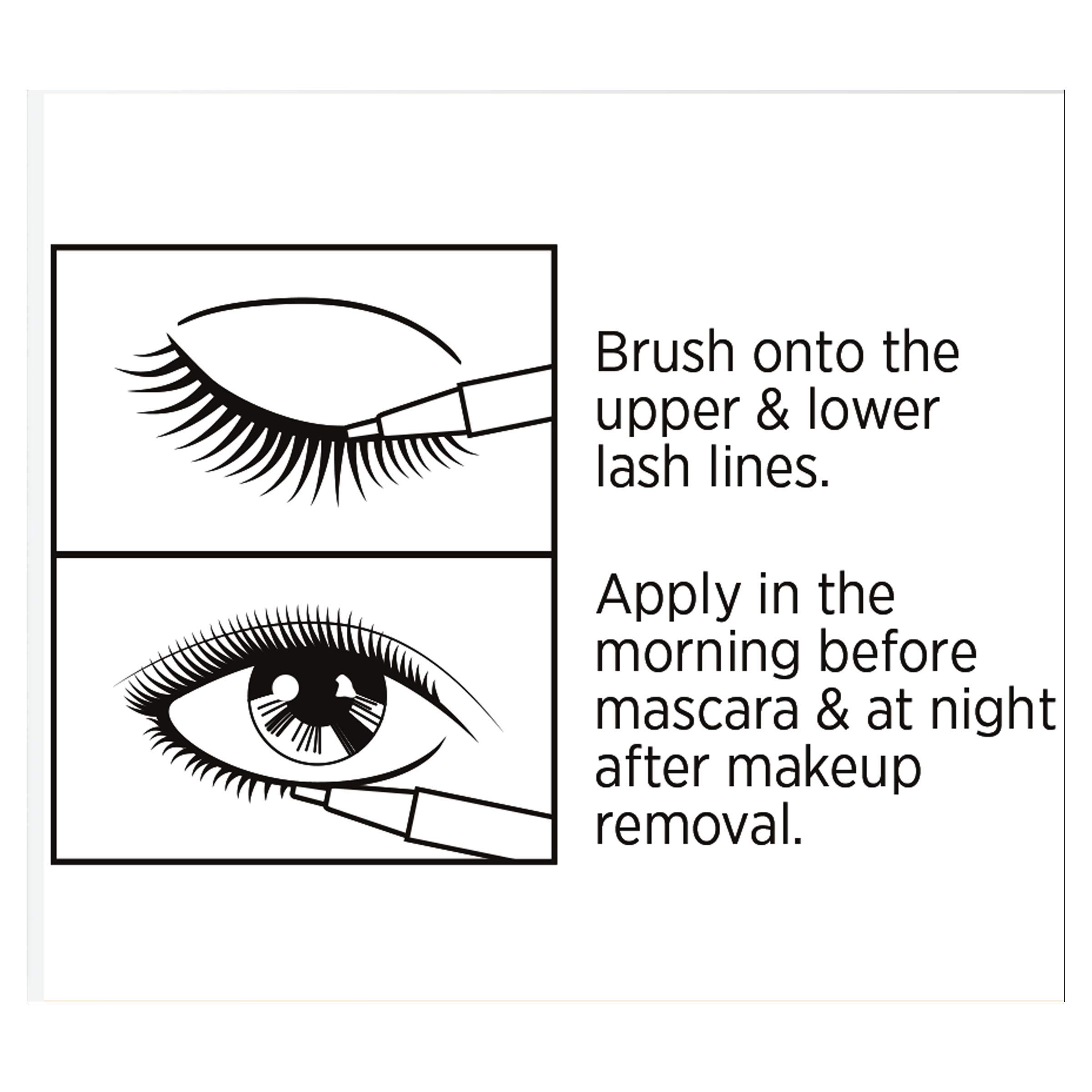 L'Oreal Paris Clinically Proven Lash Serum for Stronger, Thicker-looking lashes, Enriched with Castor Oil and Hyaluronic Acid