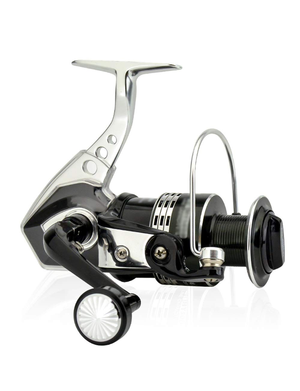 LLJPYX7L Light Fishing Reel, 15 Durable Stainless Steel Bearings, Smooth Fish Rolls for Beginners, Gear Ratio 5.5:1 (Color : B)