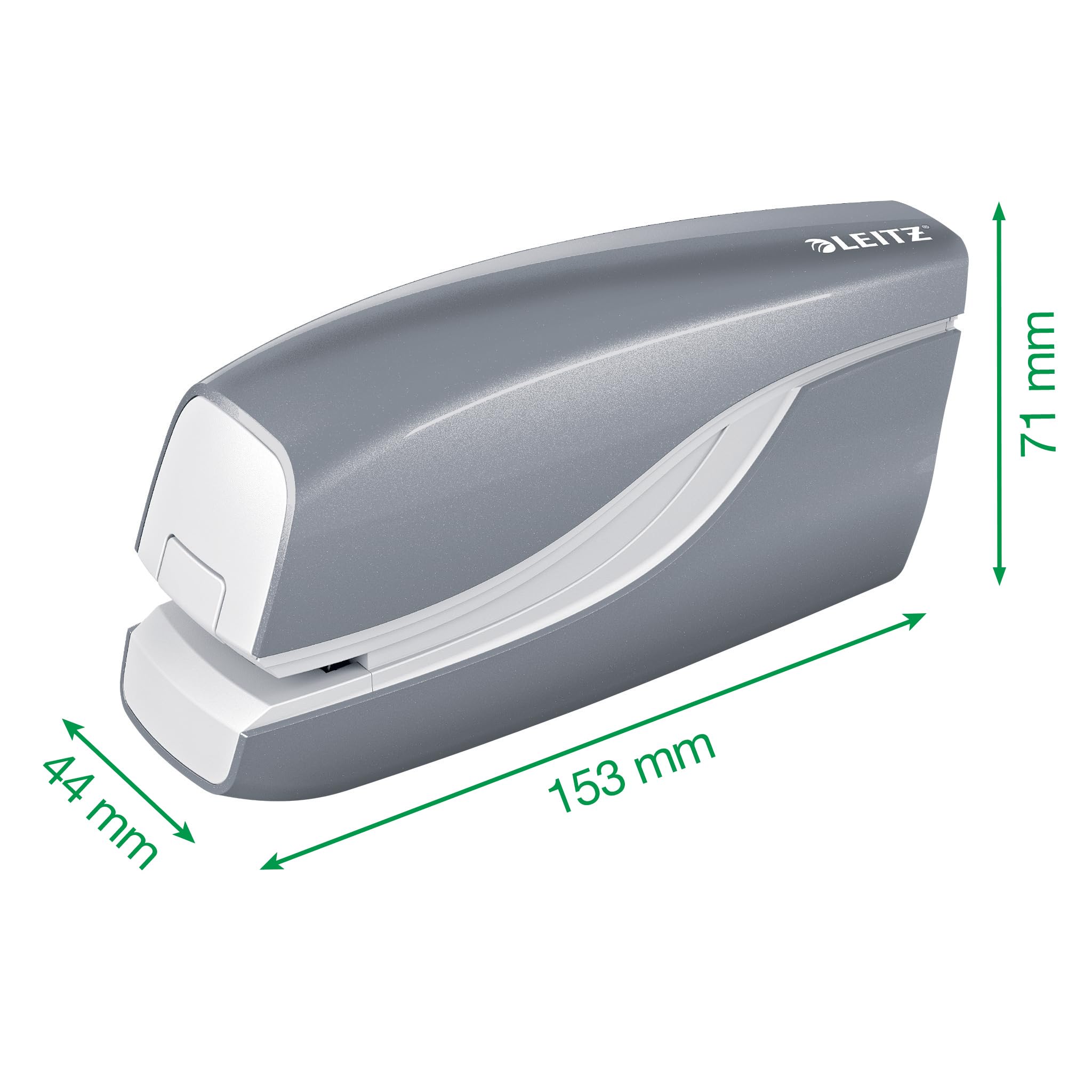 Leitz Electric Stapler, 10 Sheet Capacity, Battery Powered, WOW Range, 55661062 - Purple