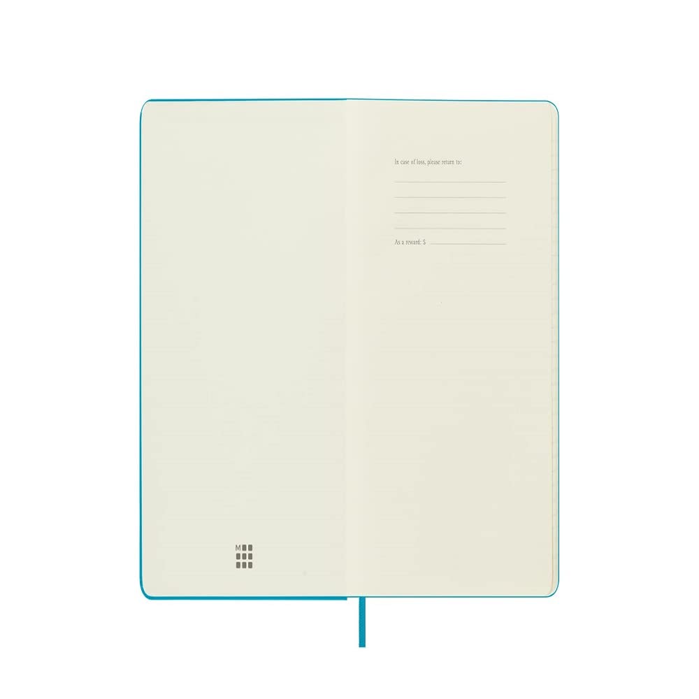 Moleskine Classic 18 Month 2022-2023 Daily Planner, Hard Cover, Large (5" x 8.25"), Manganese Blue