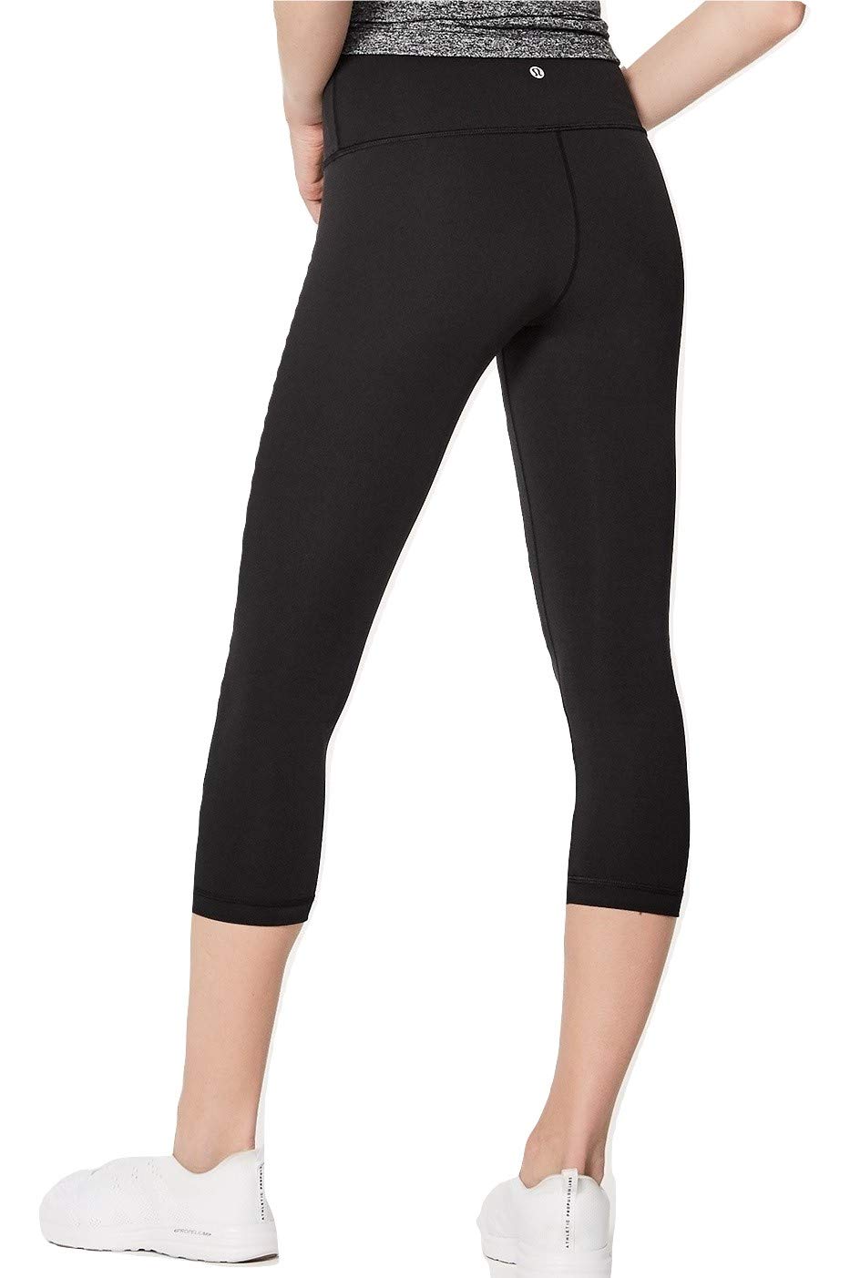Lululemon Wunder Under Crop High Rise Luxtreme Yoga Pants (Black, 6)