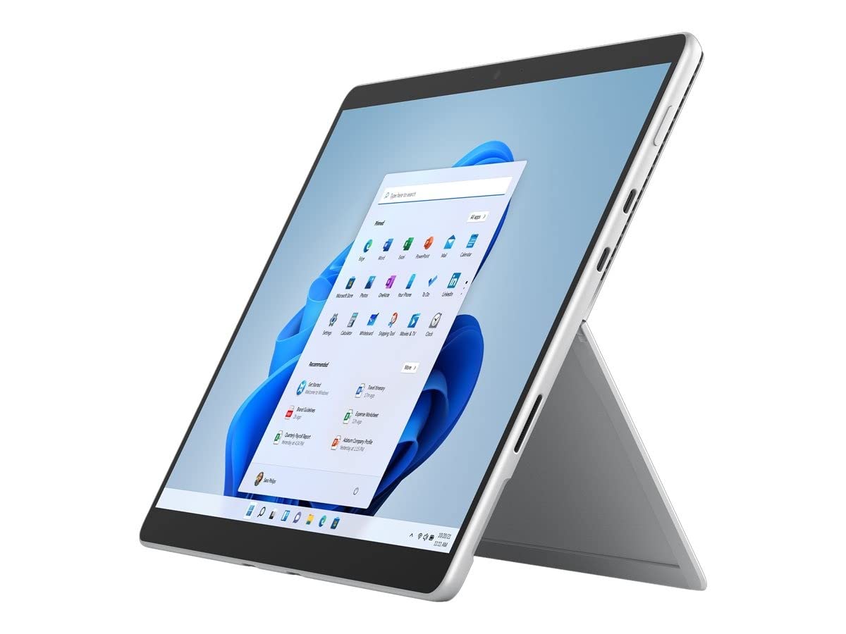 Microsoft Surface Pro 7 2-in-1, 12.3" Touchscreen Tablet, 10th Gen Intel Core i3, 4GB RAM, 128GB SSD, Windows 10 Home, Platinum (with Surface Pen, Office 365 (1 Year) & Sleeve)