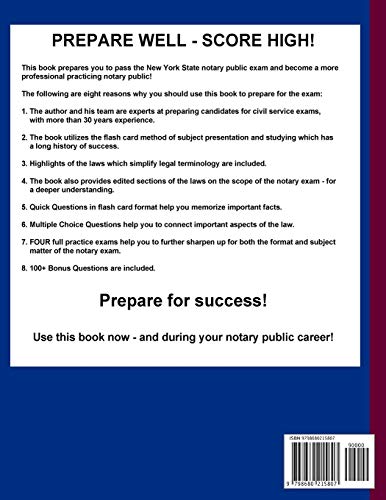 Pass the New York Notary Public Exam Third Edition: Everything you need - Exam Prep with 4 Full Practice Tests!
