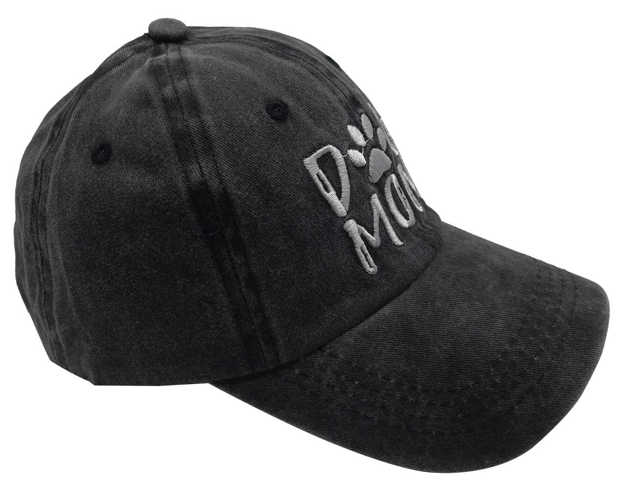 OASCUVER Denim Fabric Adjustable Dog Mom Ponytail Hat Fashion Baseball Cap