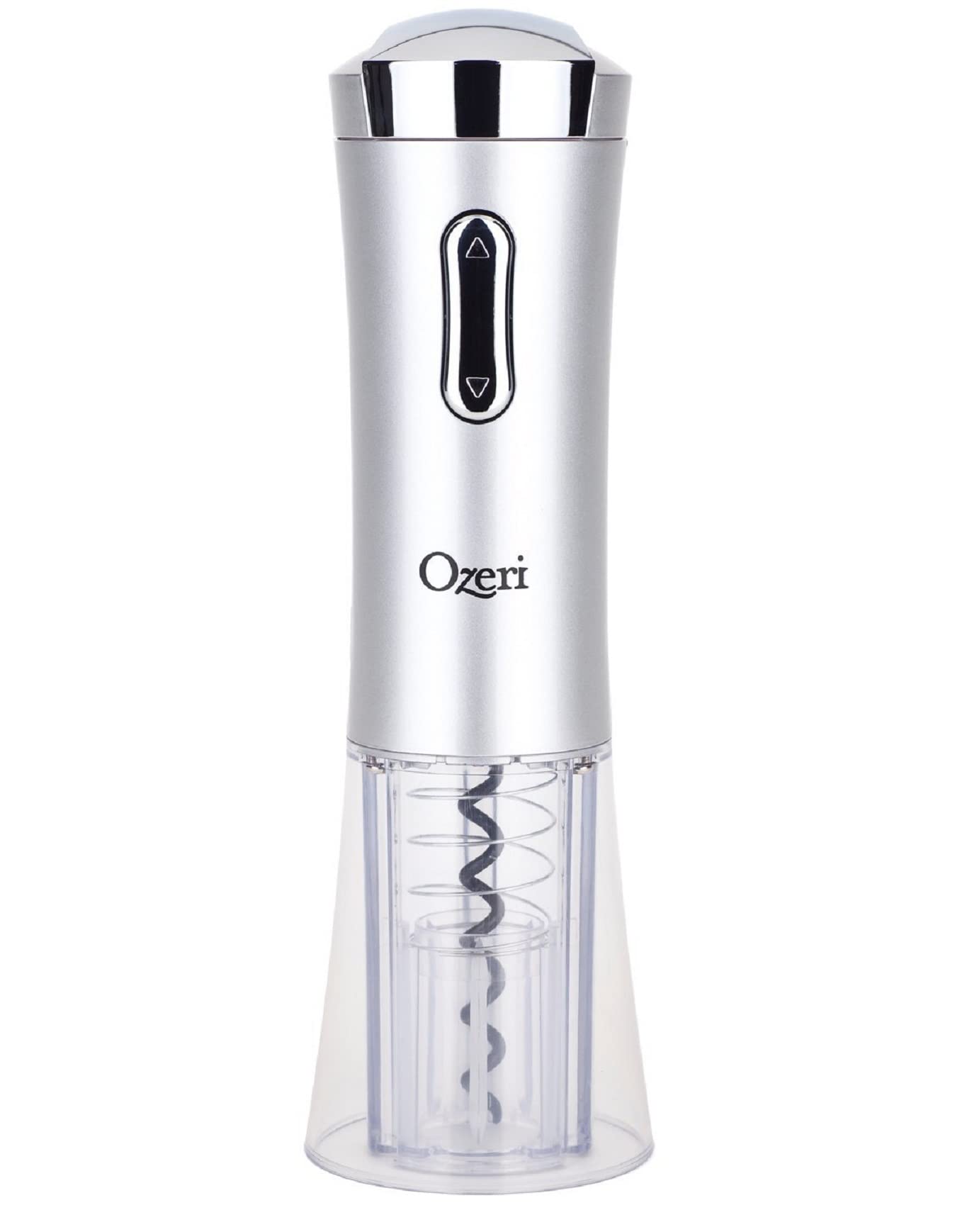 Ozeri Nouveaux II Electric Wine Opener with Foil Cutter, Wine Pourer and Stopper