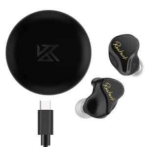 KZ SKS Bluetooth Wireless Earbuds, TWS Stereo Headphones in Ear 5.2 Hybrid HiFi Game Earbuds Touch Control Noise Cancelling