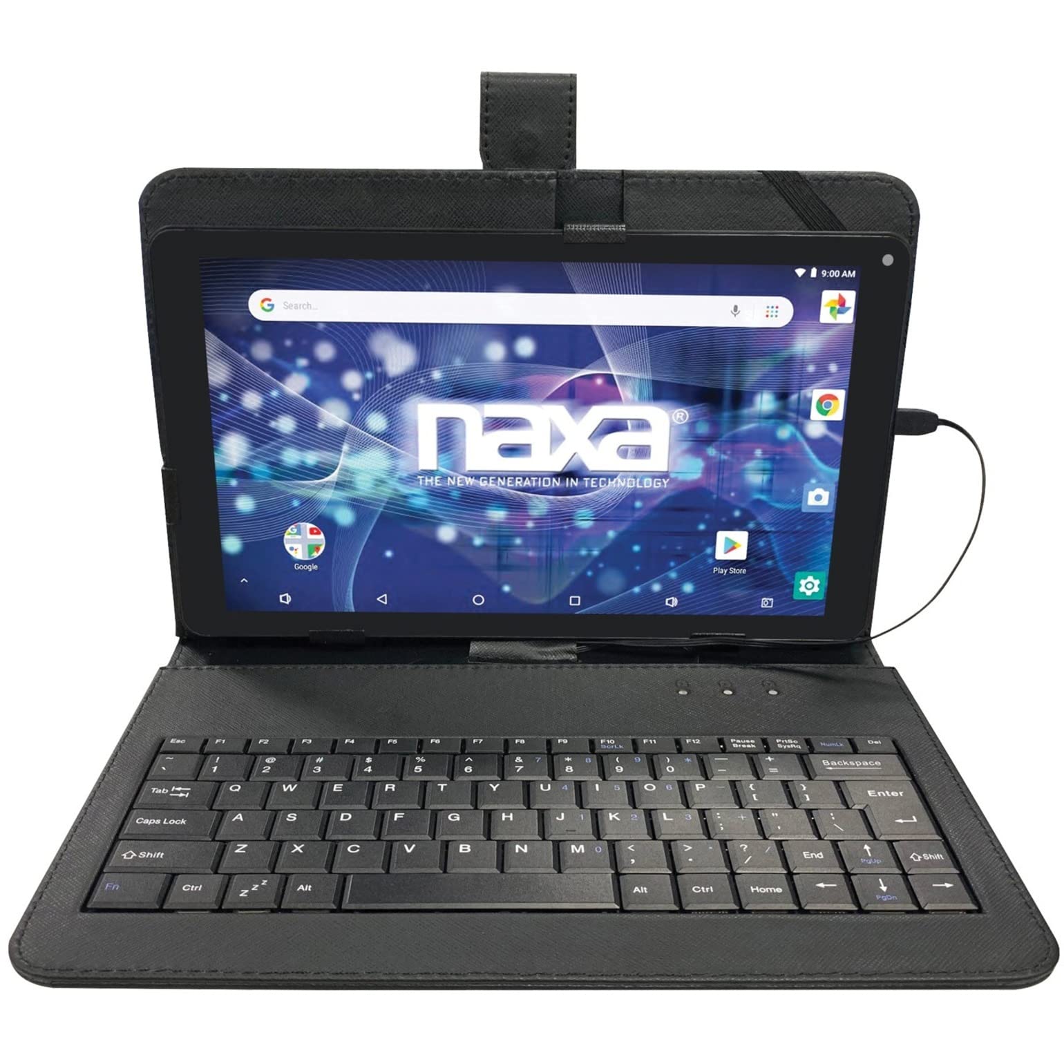 Naxa Electronics NID-1020 10.1"" Core Tablet with Android OS 8.1, Black