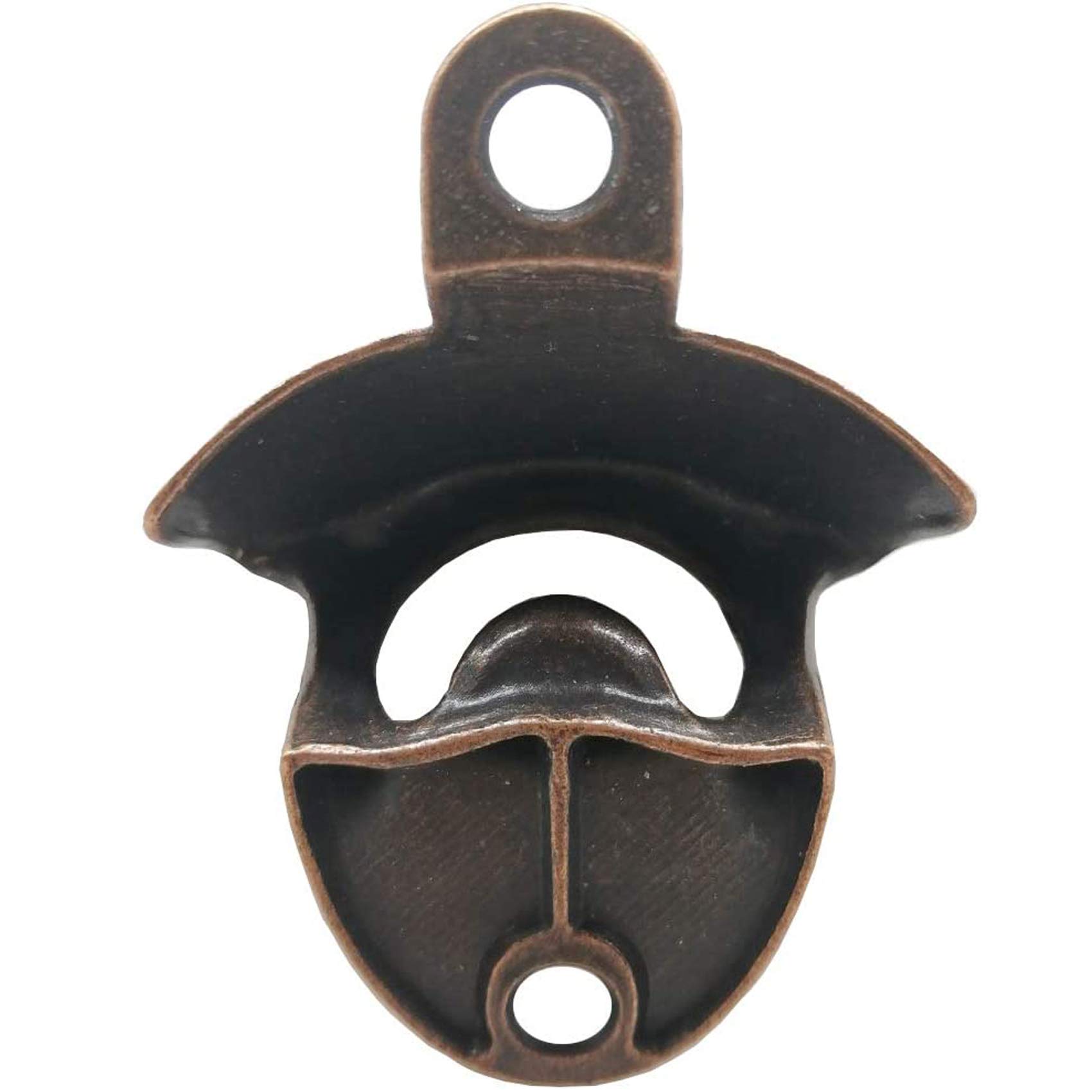 RONYOUNG 12PCS Wall Mounted Bottle Opener Vintage Beer Bottle Opener Suitable for Bars KTV Hotels Homes (Red Bronze)