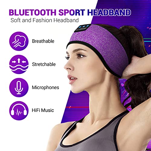 LC-dolida Sleep Headphones Bluetooth Headphones, Sleep with Bluetooth Headphones Sleep Headphone Bluetooth with Thin Speaker Handsfree Gadgets Best Gift Ideas