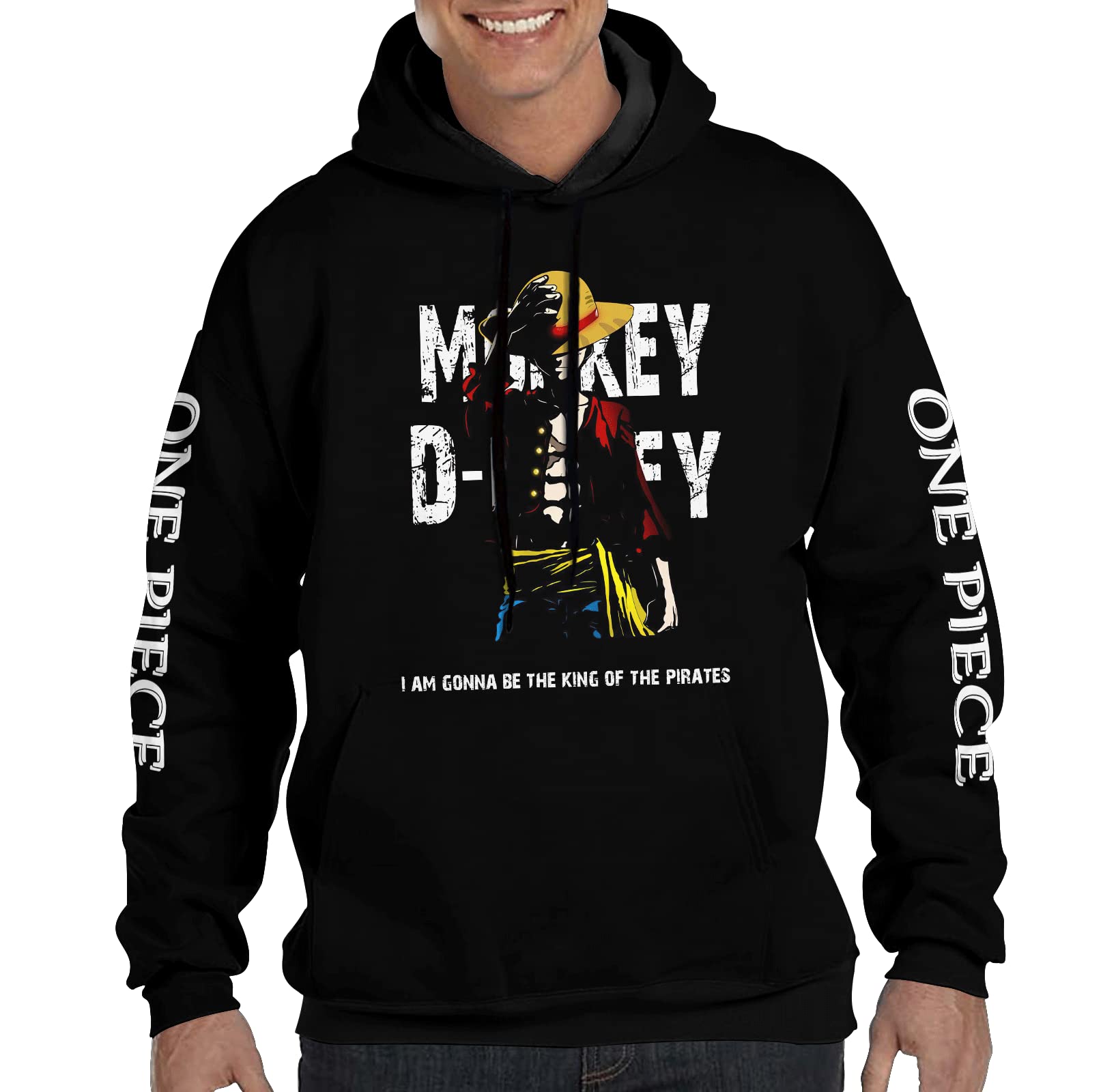 KZQTHH Anime Hoodie Men Pullovers Tops Long Sleeves Sweatshirt of Men Women A-1 XL