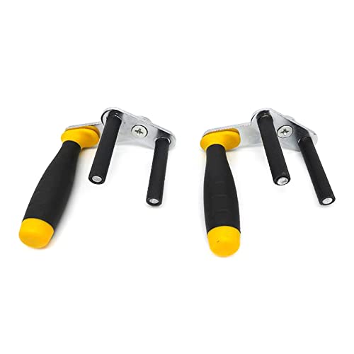 Saddgo 2Pcs Tools for Carrier Plasterboard Lifter Carry Load Lifter Easy and Labor-saving Pick Up for Gypsum Board Cera, mixed sizes, Black +Yellow