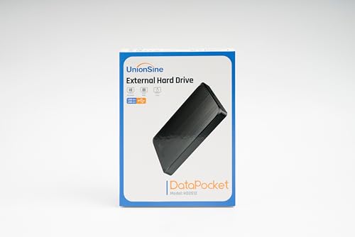 UnionSine 320GB External Hard Drive USB3.0 Portable HDD Storage Compatible for PC,Mac,Ps4,Xbox,Hard drive storage Bag-HD2512
