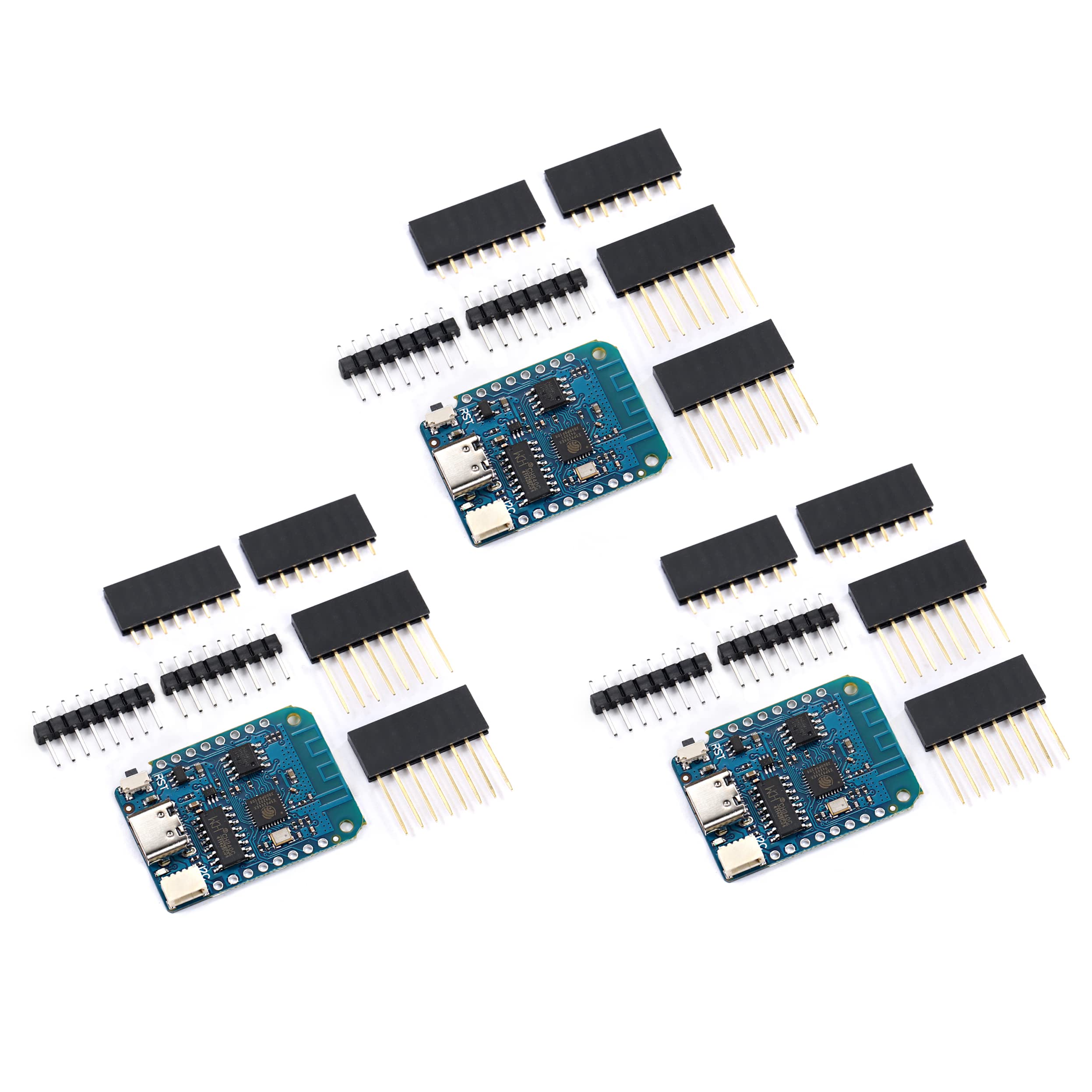 Teyleten Robot D1 Mini V4.0.0 WiFi Internet of Things Board Based ESP8266 4MB Type-C for Arduino 3pcs