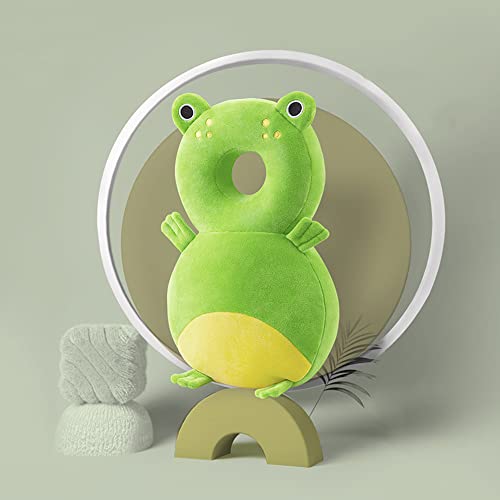 TONGMAN Baby Head Protector,Toddlers Head Safety Pad Cushion, Adjustable Infant Safety Pads ,Toddler Head Super Gift (Frog)