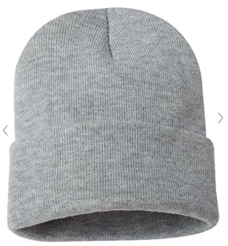 Sequoia National Park Beanie w/Woven Patch (Heather Grey)