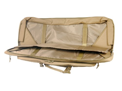 Lancer Tactical 36" MOLLE Padded Double Airsoft Gun Bag (Desert Tan)