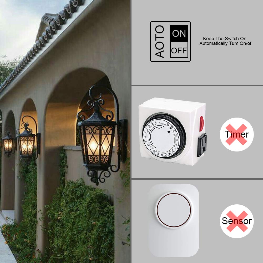 NAWVACE Light Bulb LED Outdoor Lighting, Warm White 3000K, 9W(60W Equivalent) 900LM E26 A19, 6-Pack