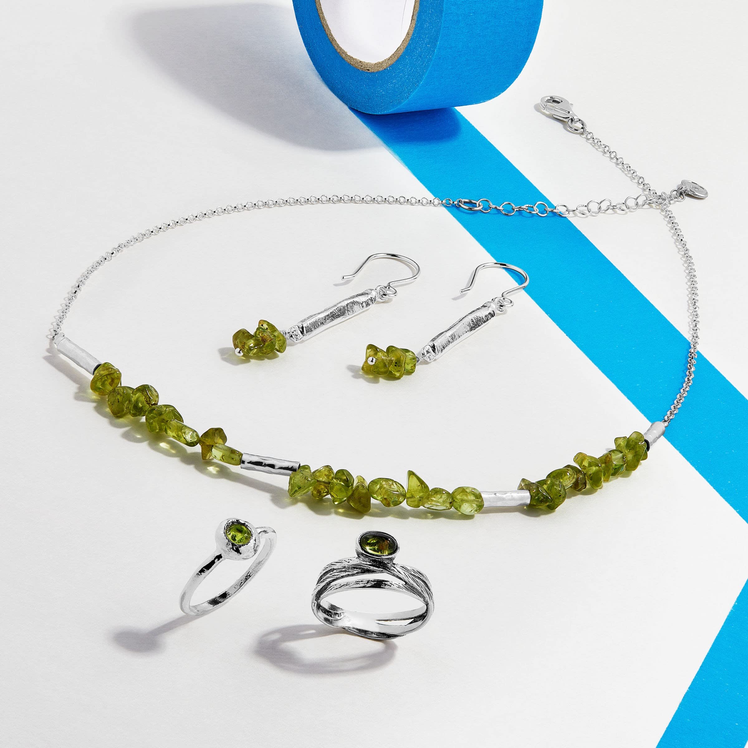 Silpada 'Tried and True' Peridot Ring in Sterling Silver, Size 9, Size 9