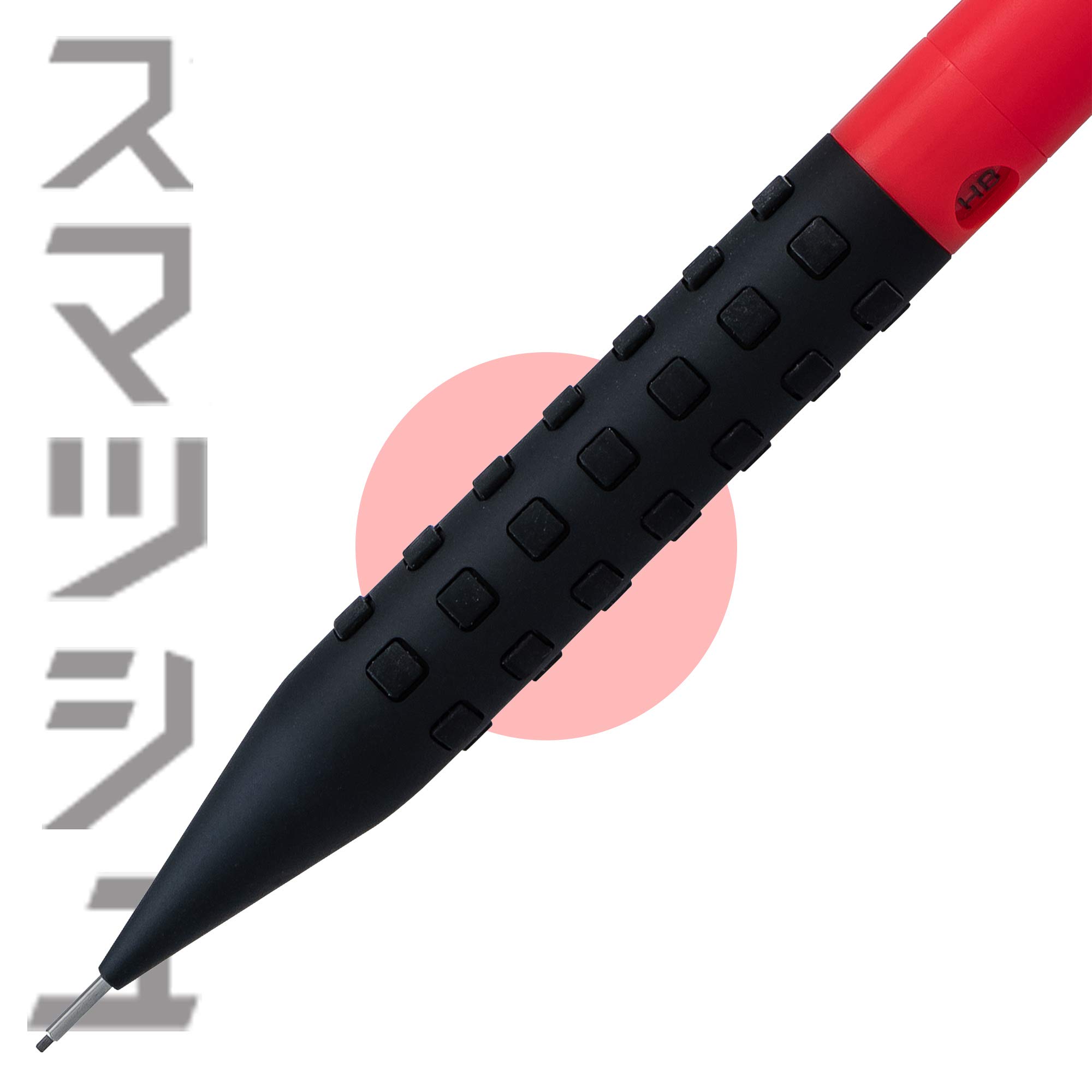 Pentel Smash Drafting Mechanical Pencil (0.5mm) - Special Edition Red Accents w/Tube (Q1005LAB-TB)