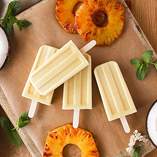 Silicone Popsicles Molds,Popcylce Molds,Food Grade Reusable Popsicle Molds for Kids,Homemade Popsicles Molds,Ice Cream Mold,Ice Pop Molds Maker with Popsicle Stick,Popsicle Bag,Funnel (Blue)