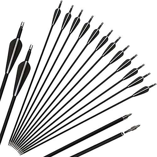 Monleap 64' Recurve Bow and Arrows Set for Adults Archery Takedown Bow Survival Bow Hunting Longbow Metal Riser Right Hand for Target Shooting Practice(40lb), Black