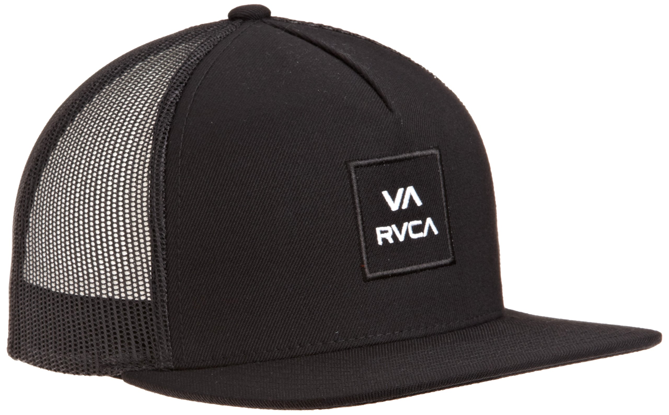 RVCA Men's VA All The Way Trucker Hat, Navy/Grey, One Size