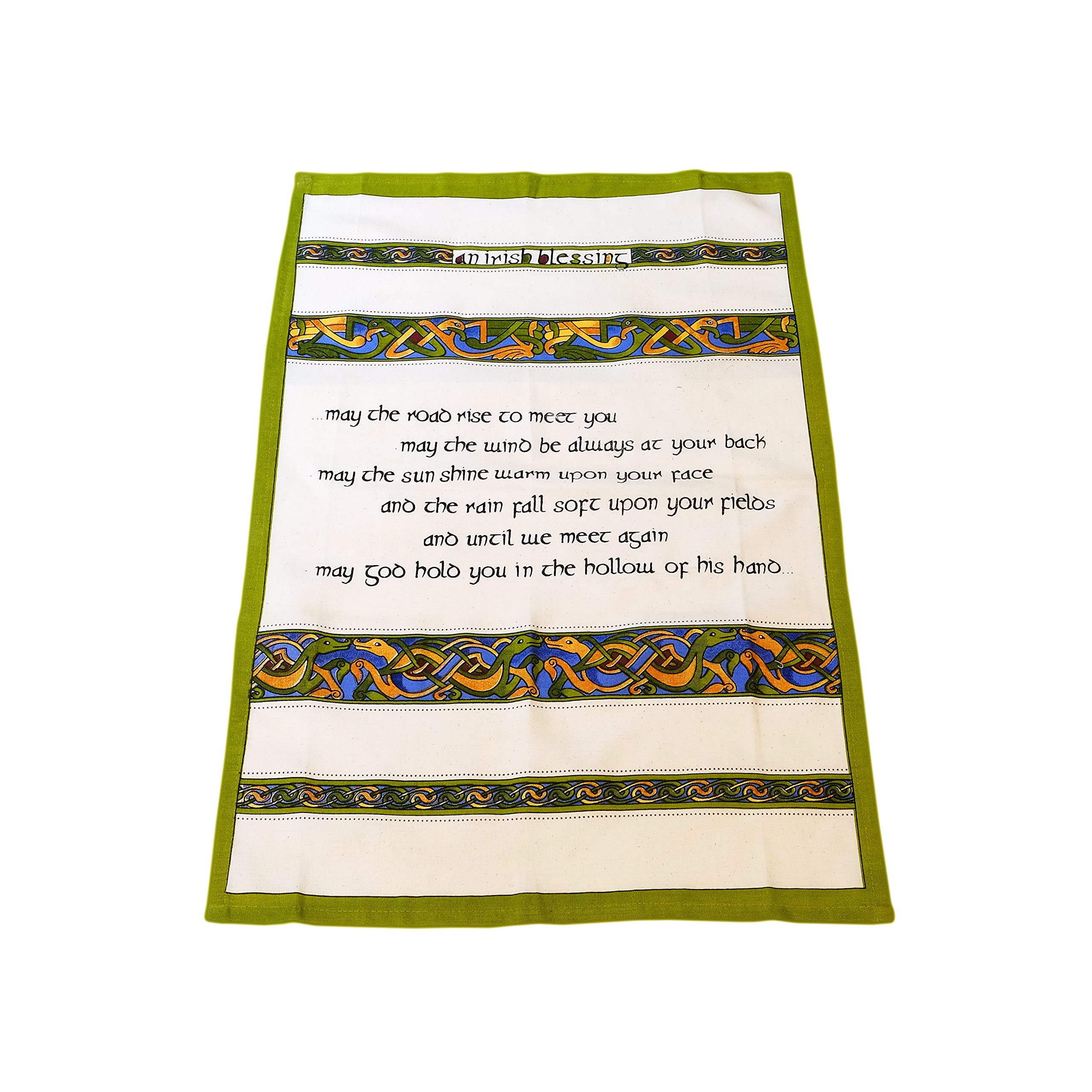 Royal Tara Set of 2 Tea Towel Irish Blessing-Irish Weave