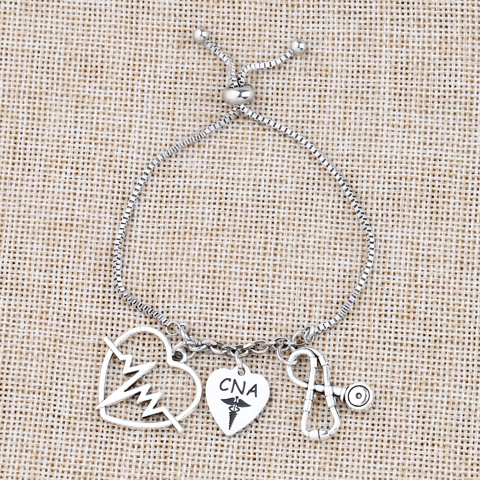 Lywjyb Birdgot CNA Bracelet CNA Certified Nursing Assistant Gift Graduation Gift for CNA Nurse (cna br card)