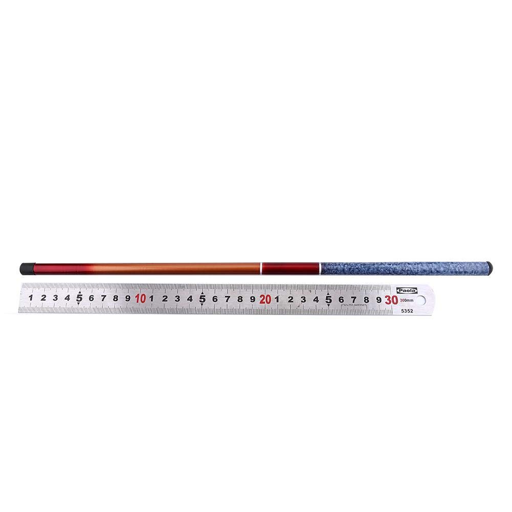 Liyeehao Retractable Glass Steel Hand Pole Telescopic Fishing Rod Tackle Tool 1.8-3.6m GG(1.8)