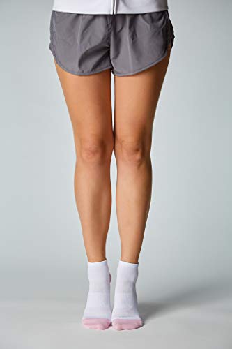 Love Classic 3-Pack White Ankle Socks for Women | Moisture Wicking Socks for Running or Lounging (XS/S Size: 5-7)